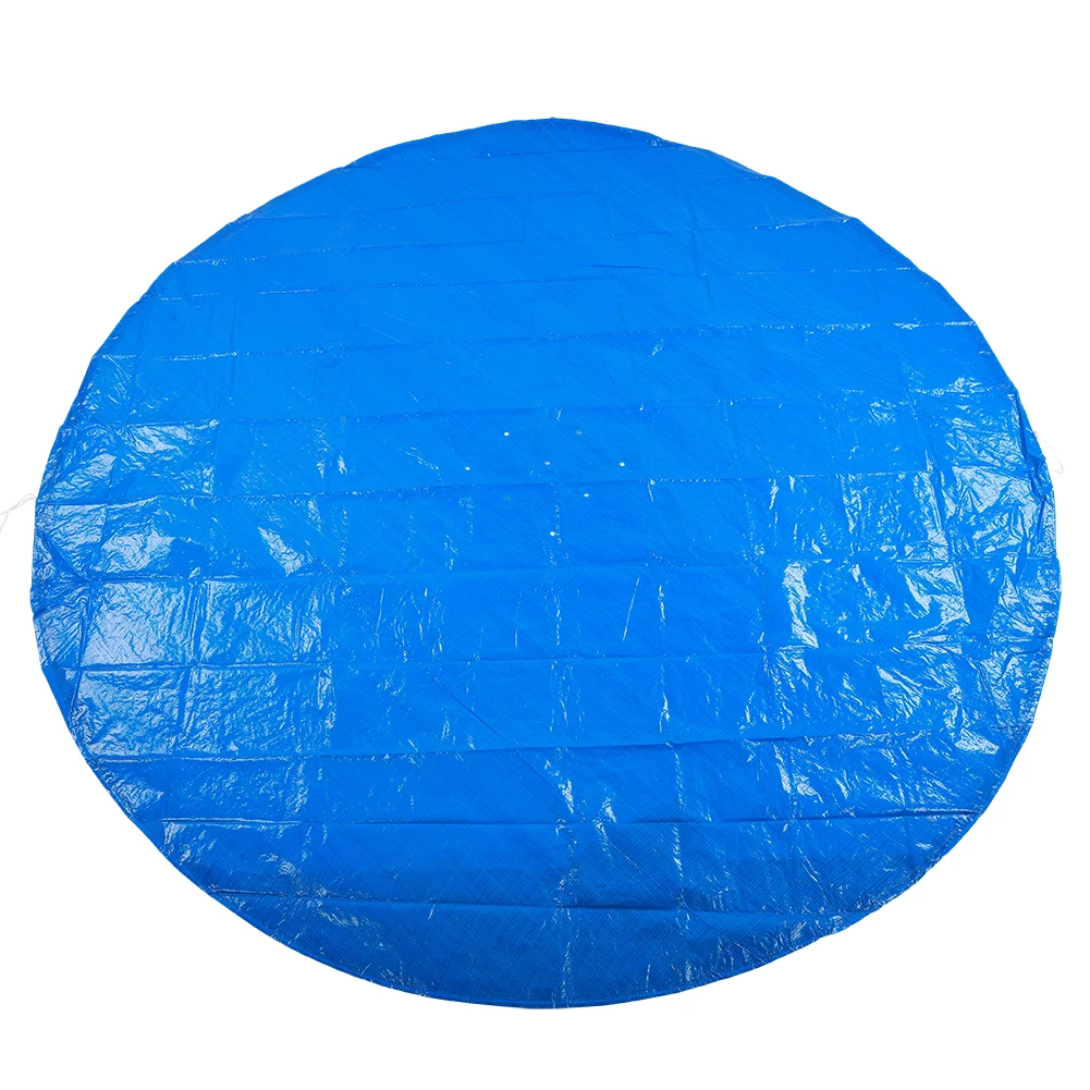 Round-Shape-PE-Waterproof-Rain-Dust-Proof-Pool-Cover-Tarpaulin-Swimming ...
