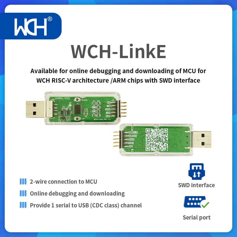 Wch Linke Online Download Debugger Support Wch Risc-v Architecture Mcu/swd Interface Arm Chip 1 ...