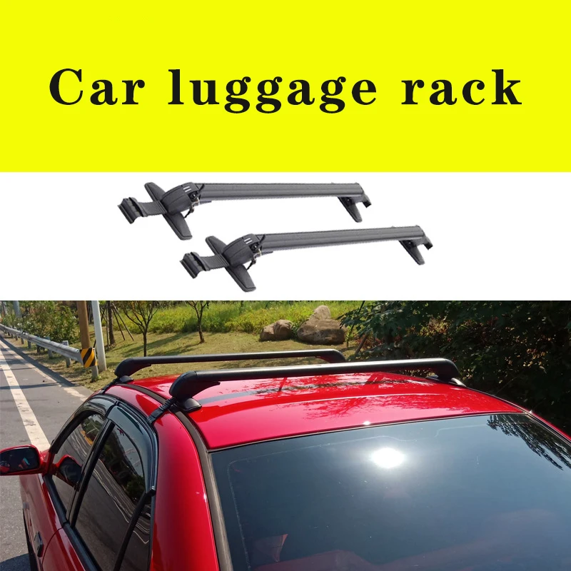 1-Pair-Universal-Vehicle-Car-Roof-Mounting-Rack-Rail-Bar-Black-Aluminum ...