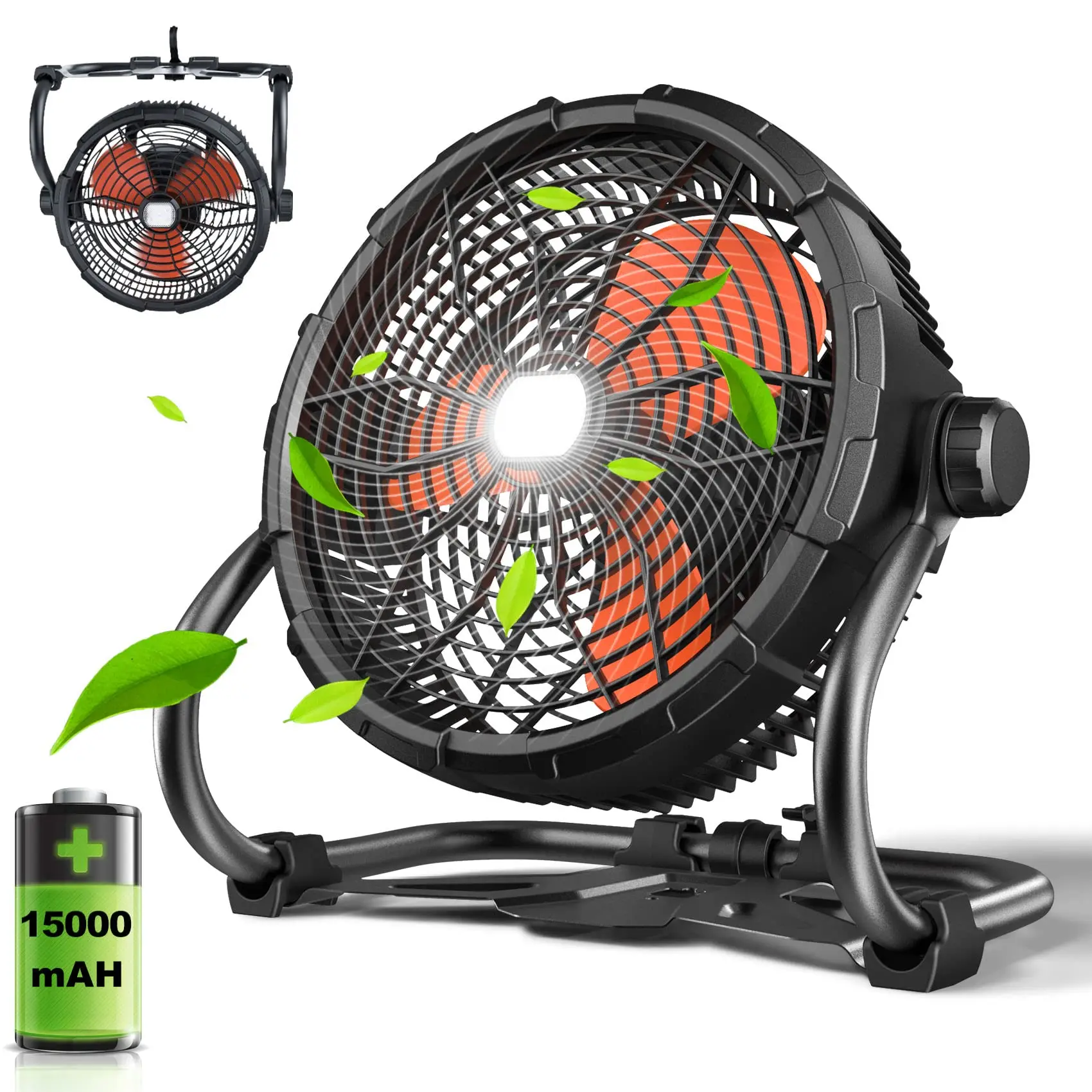 Camping-Fan-12-inch-High-speed-Floor-Fan-Rechargeable-15-000-MAH ...
