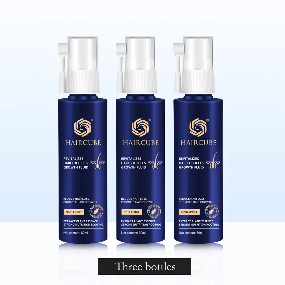 3-Bottled-Hair-Cube-Hair-Growth-Essence-Spray-Nourishes-Scalp-Anti-Hair ...
