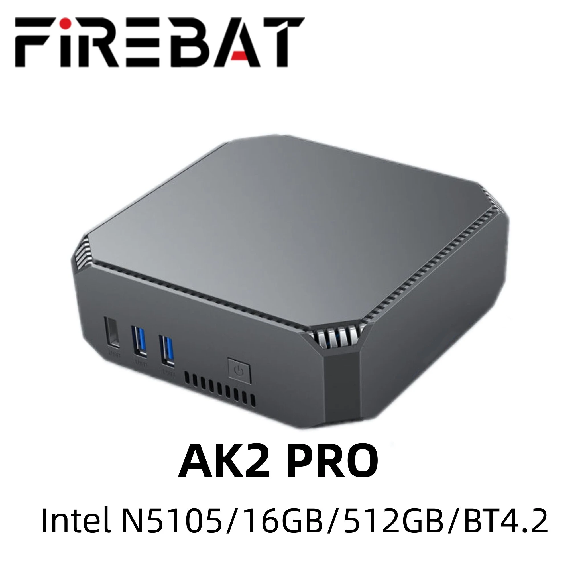 FIREBAT Ordinateur de jeu de bureau, AK2 PLUS PRO, MiniPC, Intel N95 ...
