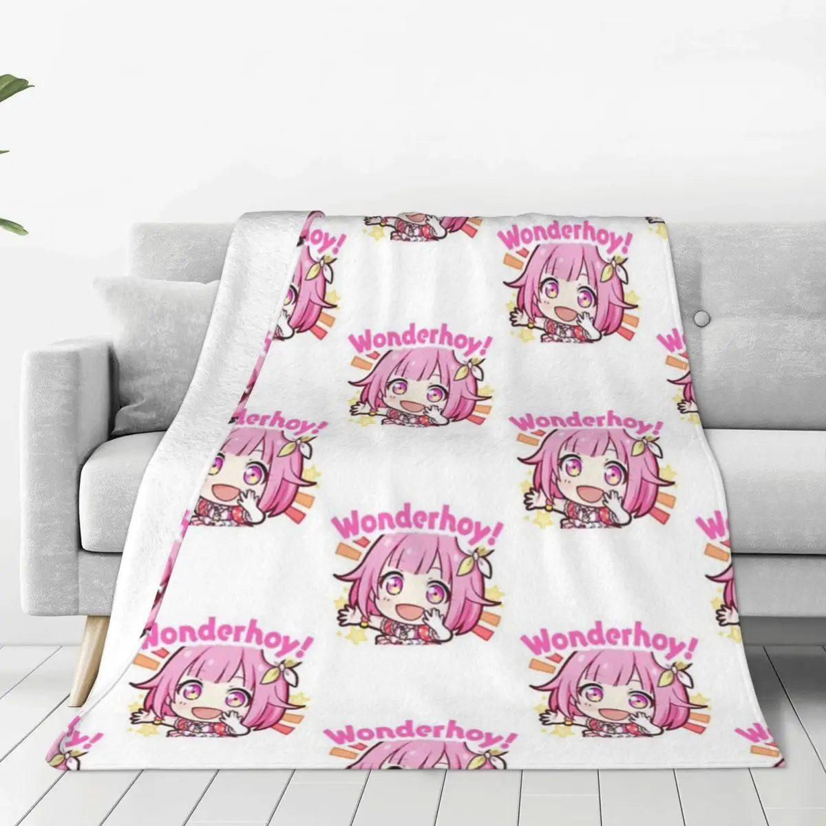 Project-Sekai-Anime-Emu-Otori-Wonderhoy-Stamp-Blanket-Bedspread-On-The ...