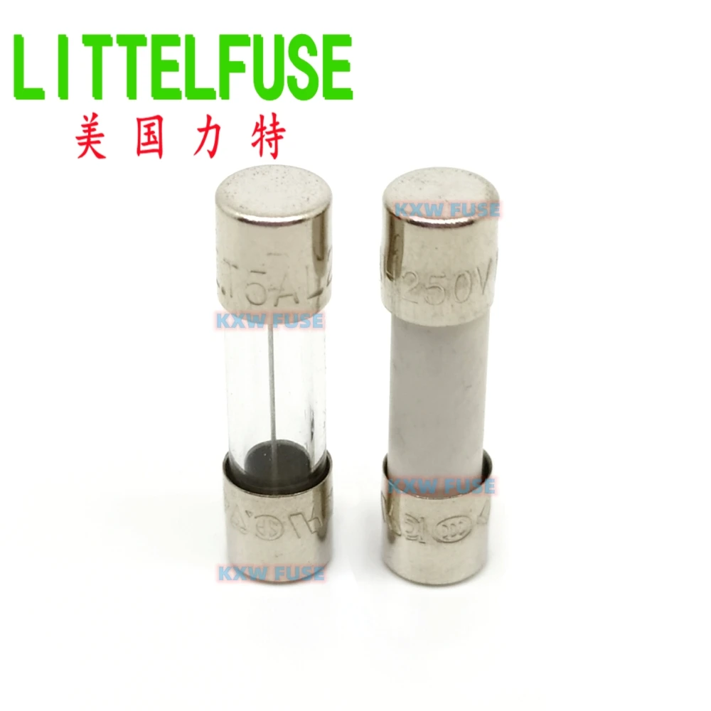 Littelfuse 5x20mm Glass/Ceramic Fuse 0.5A 1A 1.6A 2A 2.5A 3.15A 4A 5A 6.3A 8A 10A 15A 16A 250V ...