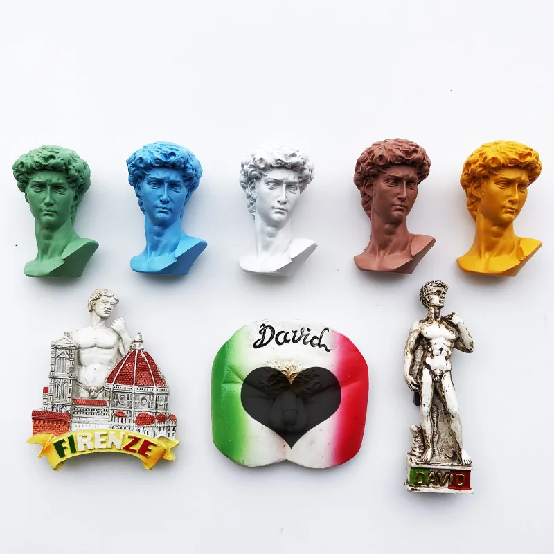 Europe-Italy-David-3D-Fridge-Magnets-Tourism-Souvenir-Refrigerator ...