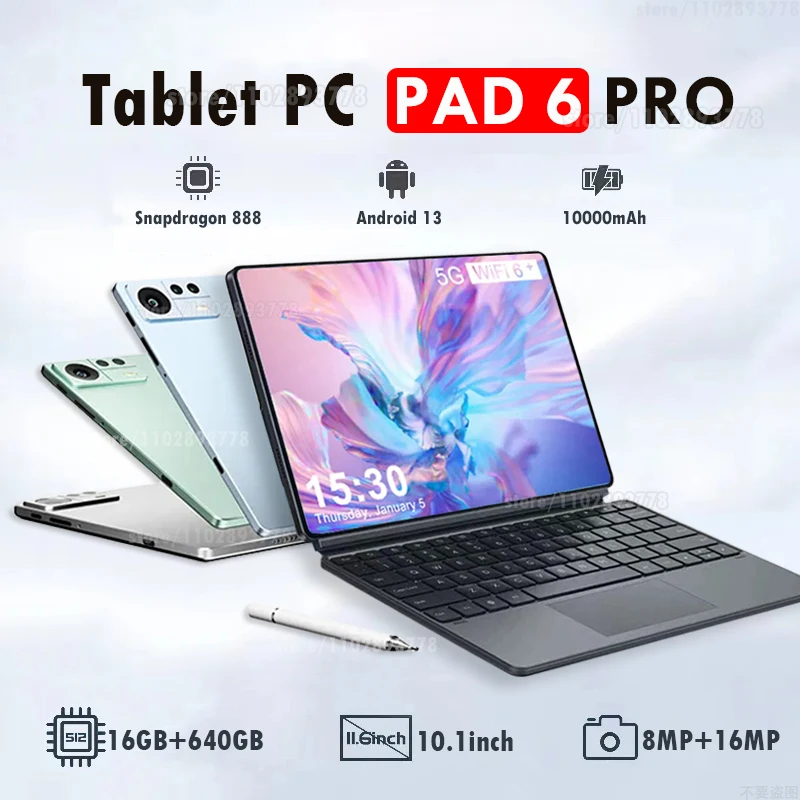 Tableta-Pad-6-Pro-versi-n-Global-Tablet-con-Snapdragon-2023-Android-13 ...