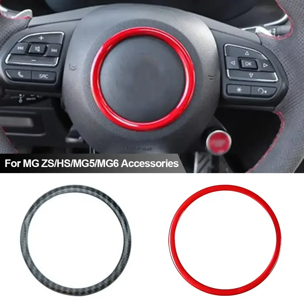 Car-Steering-Wheel-Interior-Emblem-Decorative-Circle-Ring-Styling ...