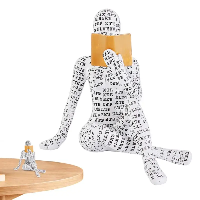 Reading-Woman-Statue-Resin-Woman-Thinker-Statue-Decoration-Pulp-Reading ...