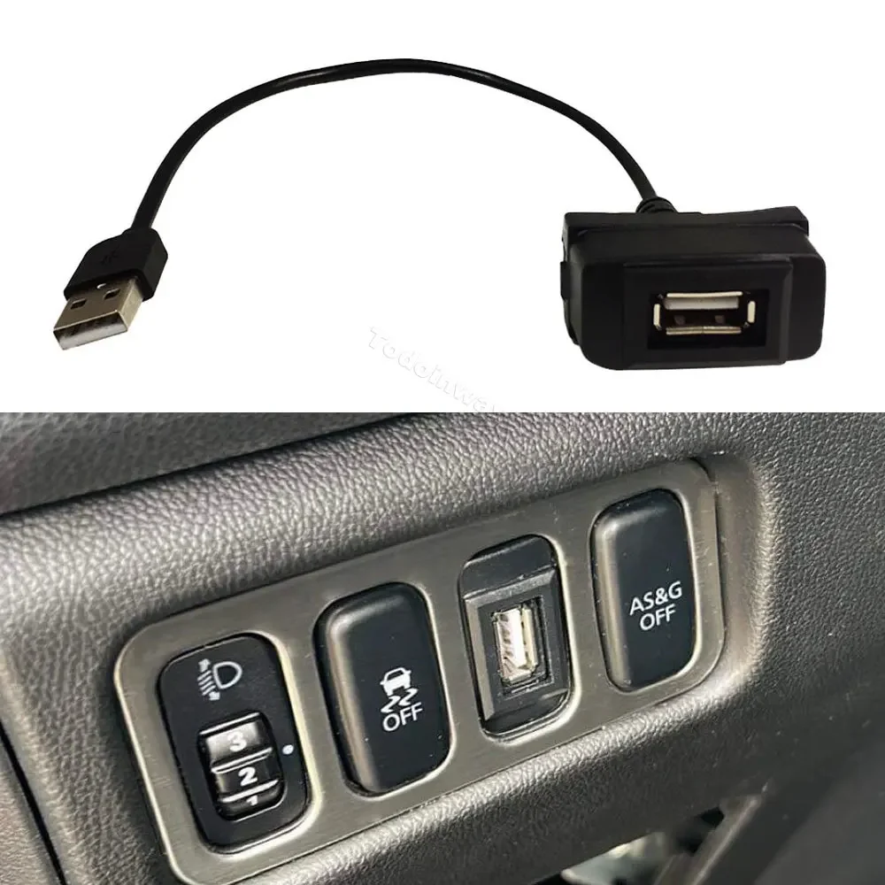 Car-Wire-Adapter-Line-USB-Extension-Cable-usb-Charge-Data-Transfer ...