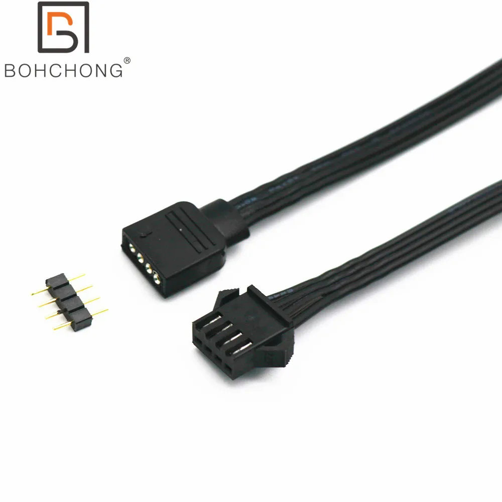 50cm 5V 12V RGB ARGB Control Cables for DEEPCOOL Phanteks Lian-Li LED ...