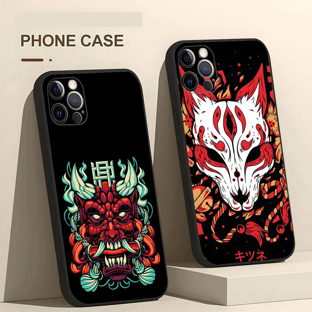 Japanese-Oni-Hannya-Samurai-Demon-Mask-Phone-Case-2023-For-IPhone-15-14 ...