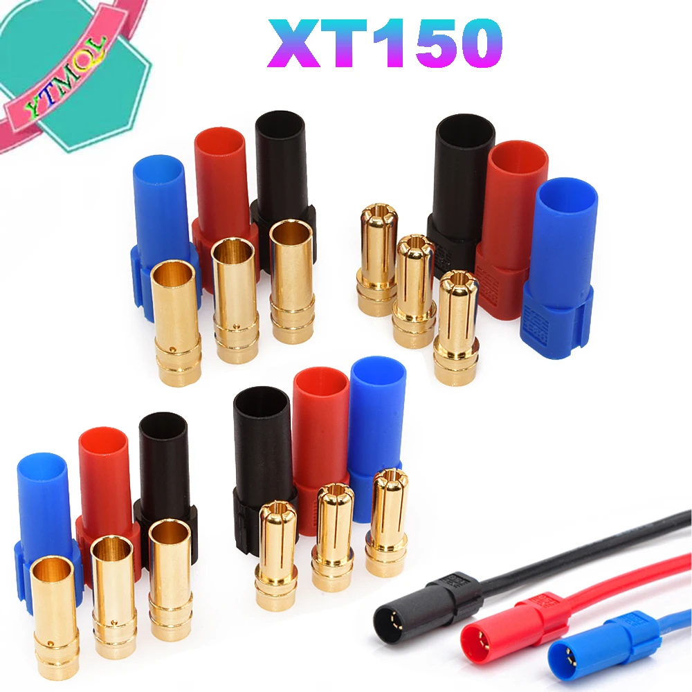 1pair XT150 Male Female Bullet Connector Plug the Upgrade For RC FPV ...