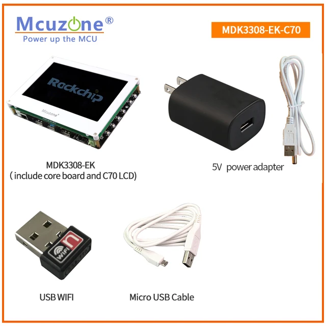 Rockchip RK3308 MDK3308-EK-C70, Quad-core Cortex-A35 1.3GHz, 512MB DDR3 ...