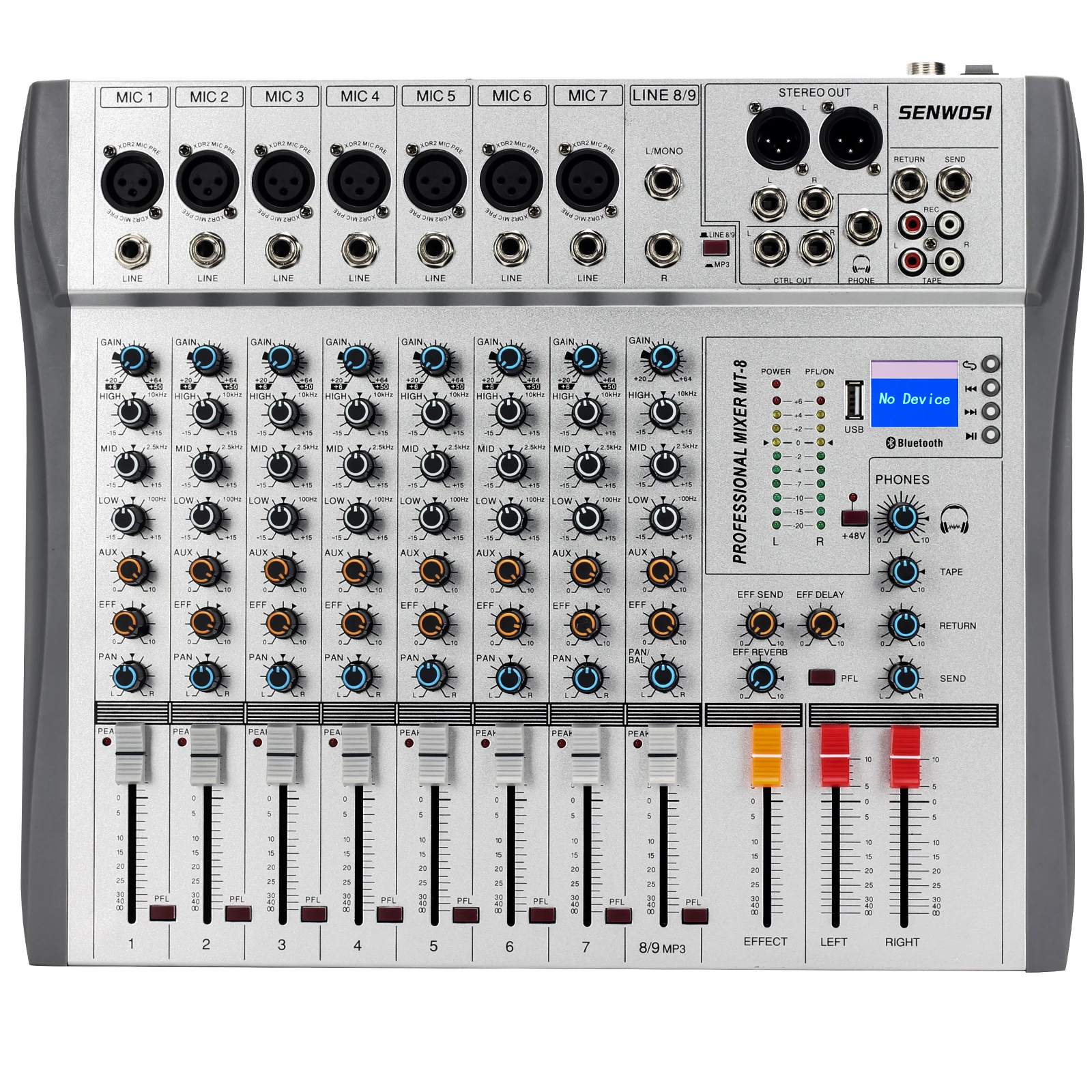 SENWOSI-8-Channel-Sound-Board-Mixer-Amplifier-Mixing-Console-USB ...