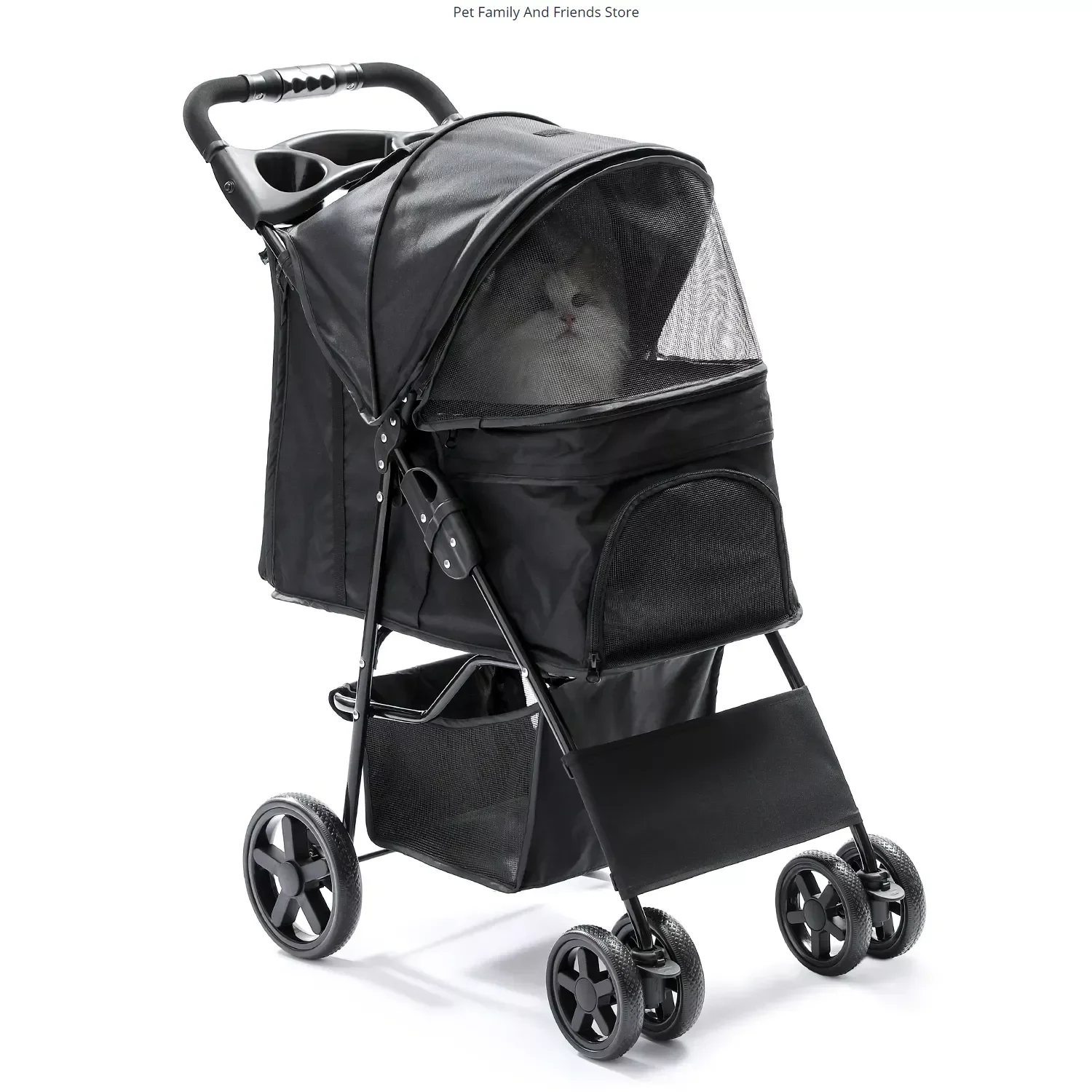 Pet-Dog-Cat-Stroller-Carrier-Ultra-Lightweight-Travel-Stroller-Compact ...