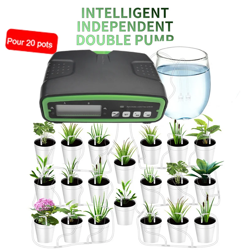 New Intelligent Drip Irrigation Pump Timer System Garden Plant ...