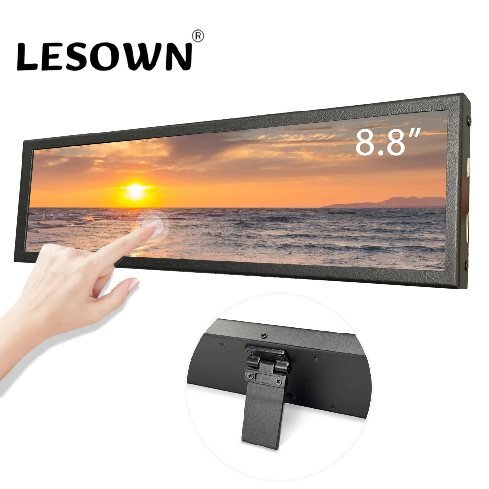 LESOWN-Type-C-Stretched-Bar-Touchscreen-LCD-Monitor-8-8-inch-1920x480 ...