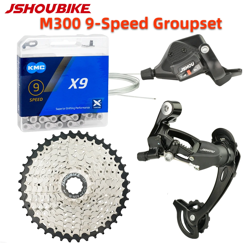 Jshoubike M300 Mtb 9 Speed Trigger Shifter Rear Derailleur Road Bike 9s ...