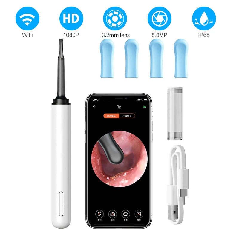 Wifi-Ear-Wax-Cleaner-Smart-Ear-Cleaner-Otoscope-Ear-Wax-Removal-Tool ...