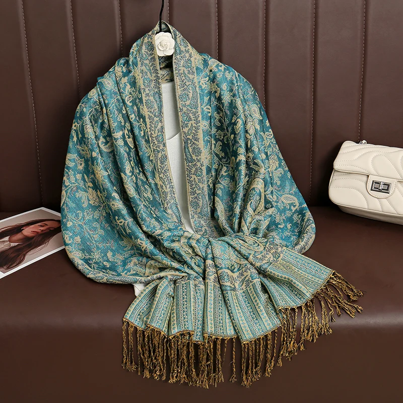 2024 Luxury Brand Cashmere Women Scarf Printed Winter Warm Shawl and ...