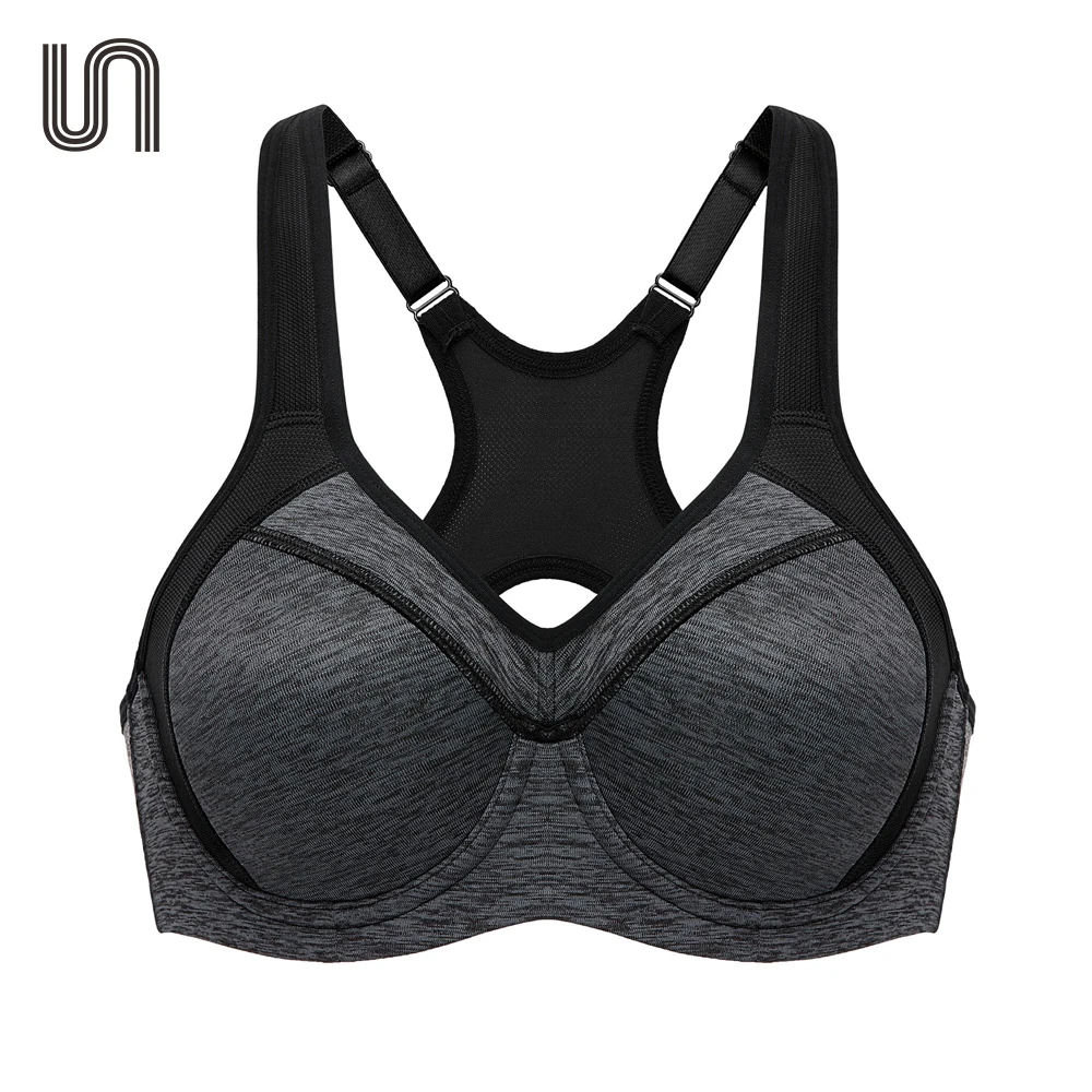 Bra-Women-High-Impact-Sports-Racerback-Underwire-Lightly-Pad-Support ...