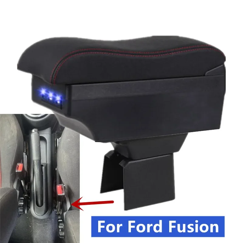 For-Ford-Fusion-Armrest-box-For-Ford-Fiesta-Mk5-Car-armrest-box-Central ...