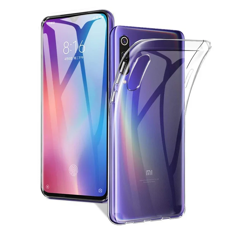 Soft Clear Phone Cases for Xiaomi Mi 9 Mi 9 SE Mi9 Global Version Mi9SE ...