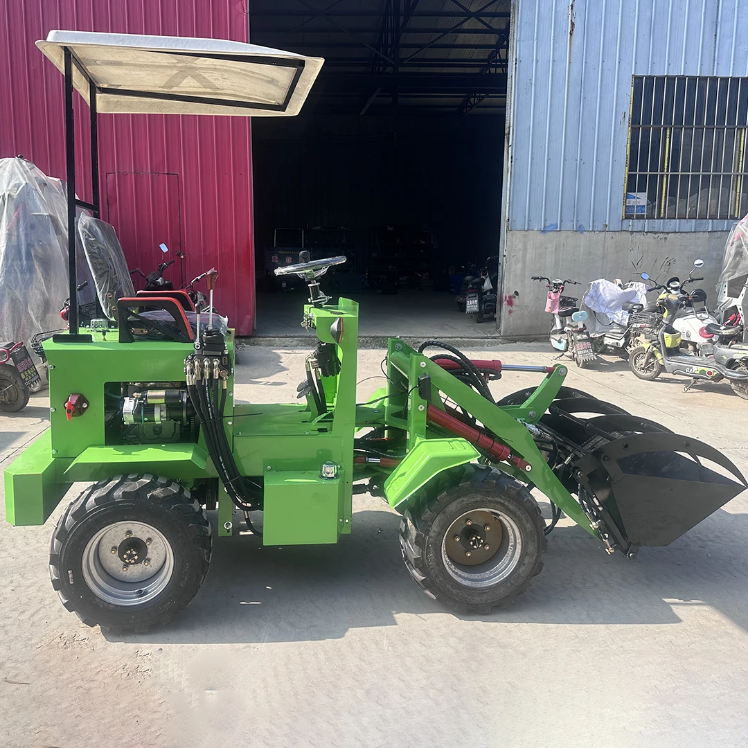 mini-front-end-loaders-mini-telescopic-4-wheel-electric-small-loader ...