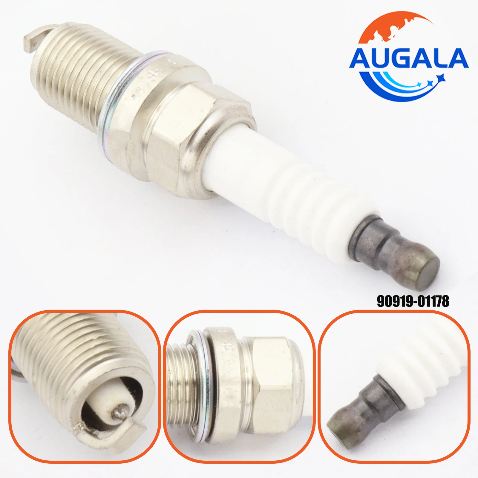 AUGALA-4PCS-Spark-Plug-90919-01178-For-Toyota-92-96-CAMRY-2-2L-IRIDIUM ...