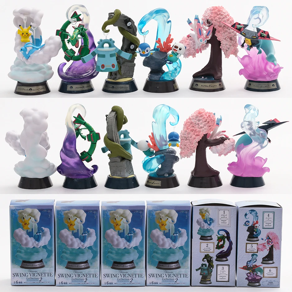 Pokemon-Swing-Vignette-juego-completo-6-piezas-modelo-coleccionable ...