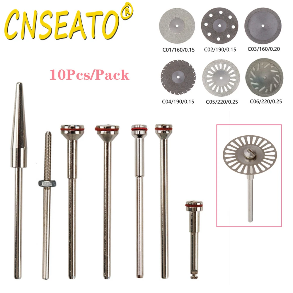 Dental Polishing Shank Mandrel Burs Diamond Disc Holding Needle Rotary ...