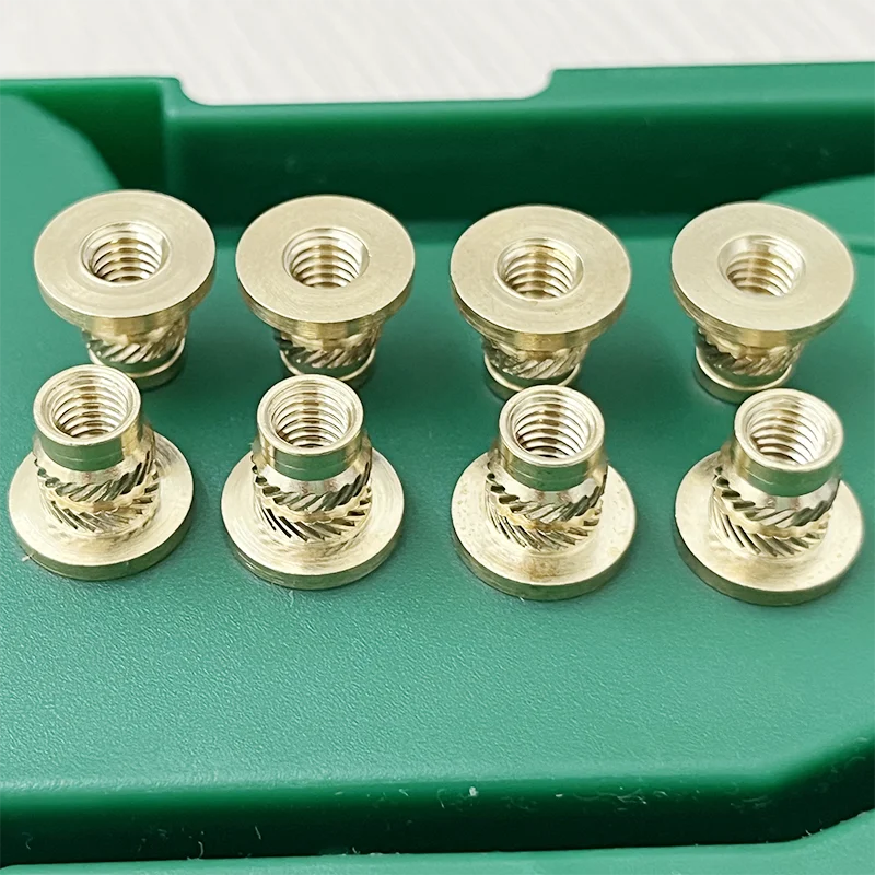 Insert-Nut-M2-M3-M4-M5-M6-M8-Brass-Hot-Melt-Knurled-Flange-Copper-Nut ...
