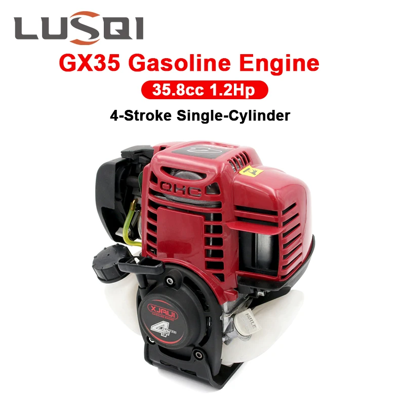 LUSQI-GX35-GX25-4-Stroke-Gasoline-Engine-Single-Cylinder-Petrol-Engine ...