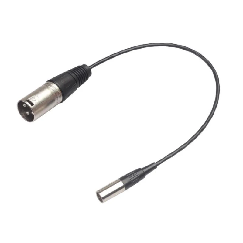 3 Pin Male To 3 Pin Male XLR Mini Plug Audio Cable XLR Male To Mini XLR ...