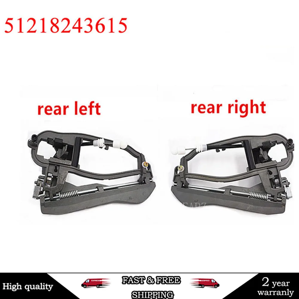 For Bmw X5 E53 Door Handle Carrier Inner Outside Front Rear Left Right ...