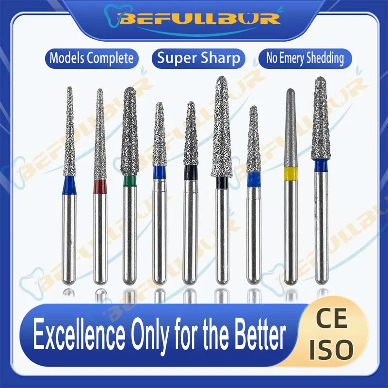 BEFULL-TR-Type-Dental-Diamond-Burs-Dentistry-Drills-Dental-Burs-for ...