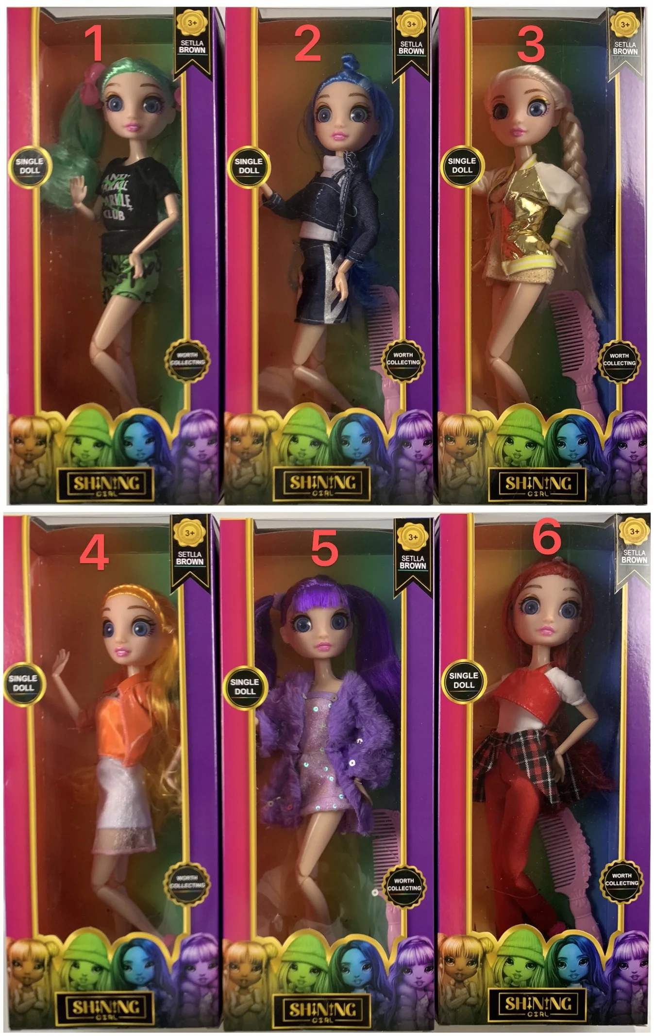 RealShooting Rainbow High School MGA S2 Series Fashble Joint ...