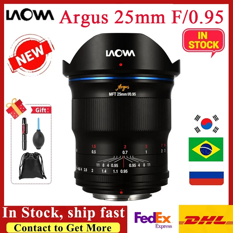 Venus Optics Laowa Argus 25mm F/0.95 APO Lens for Micro Four Thirds ...