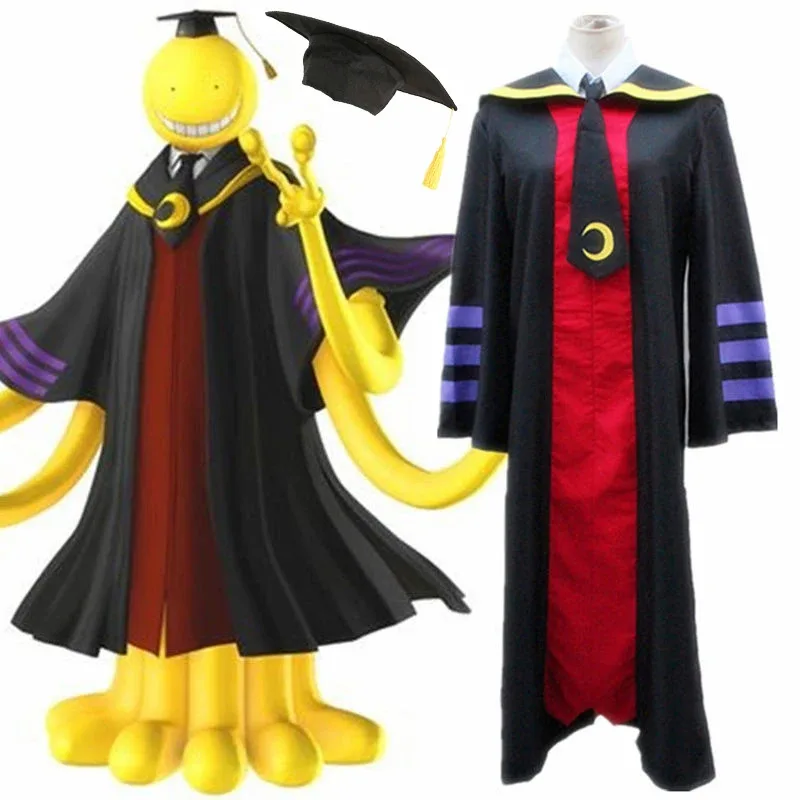Anime Assassination Classroom Korosensei Cosplay Costume Cloak Cape ...