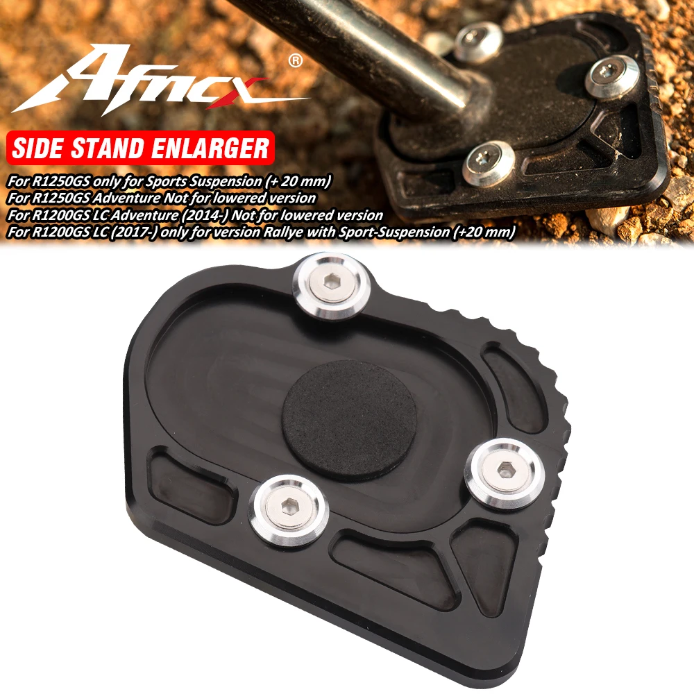 Side Stand Enlarger Plate Kickstand Extension Pad Fit For BMW R1250GS ...