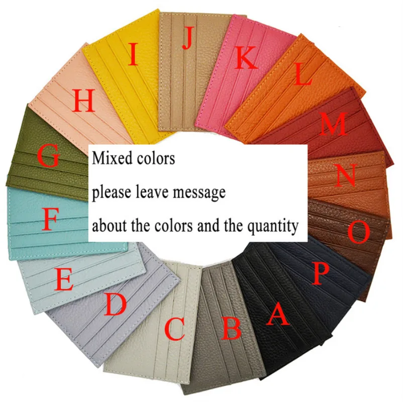 50-pieces-100-pieces-Fashion-Solid-Candy-Color-Card-Holder-Express ...