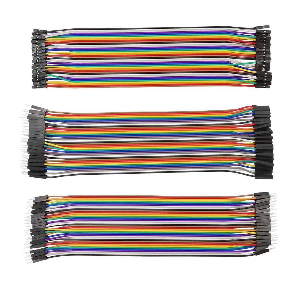 1Pcs 40 Pin Breadboard Jumper Cable Wire Male to Male / Male to Female ...