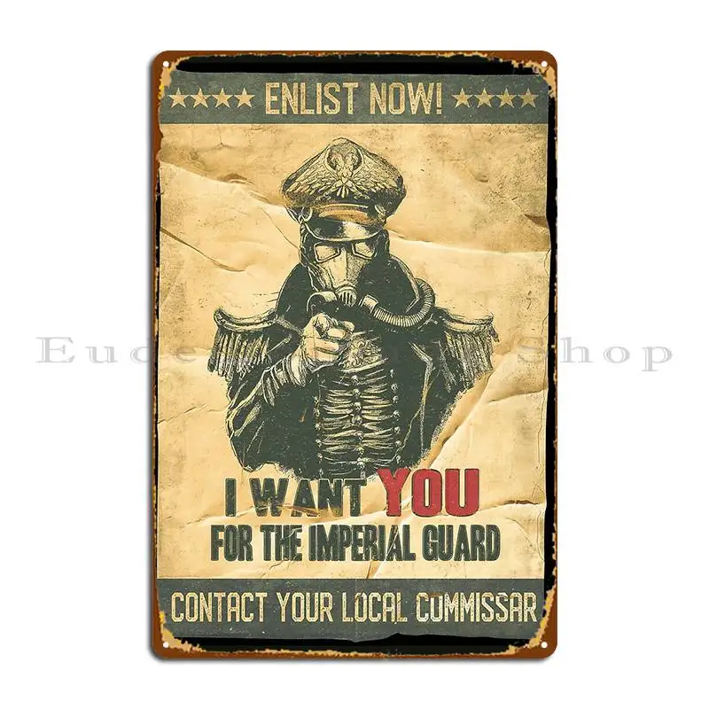 Imperial Guard Design Tin Sign Cartaz, Placa metálica, Sala, Garagem ...