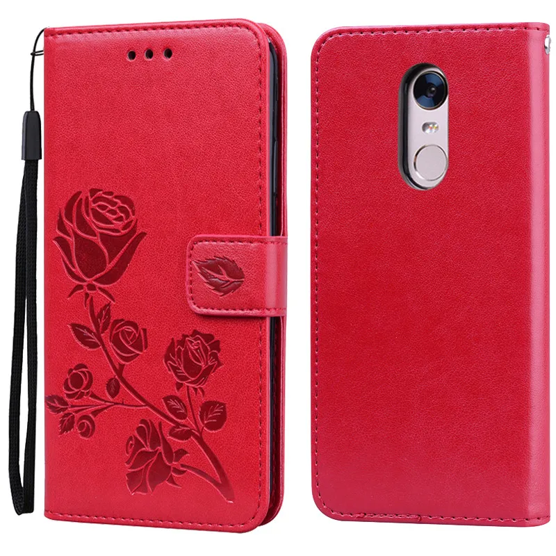 For-Redmi-5-Case-Rose-Flower-Book-Leather-Flip-Case-For-Xiaomi-Redmi-5 ...