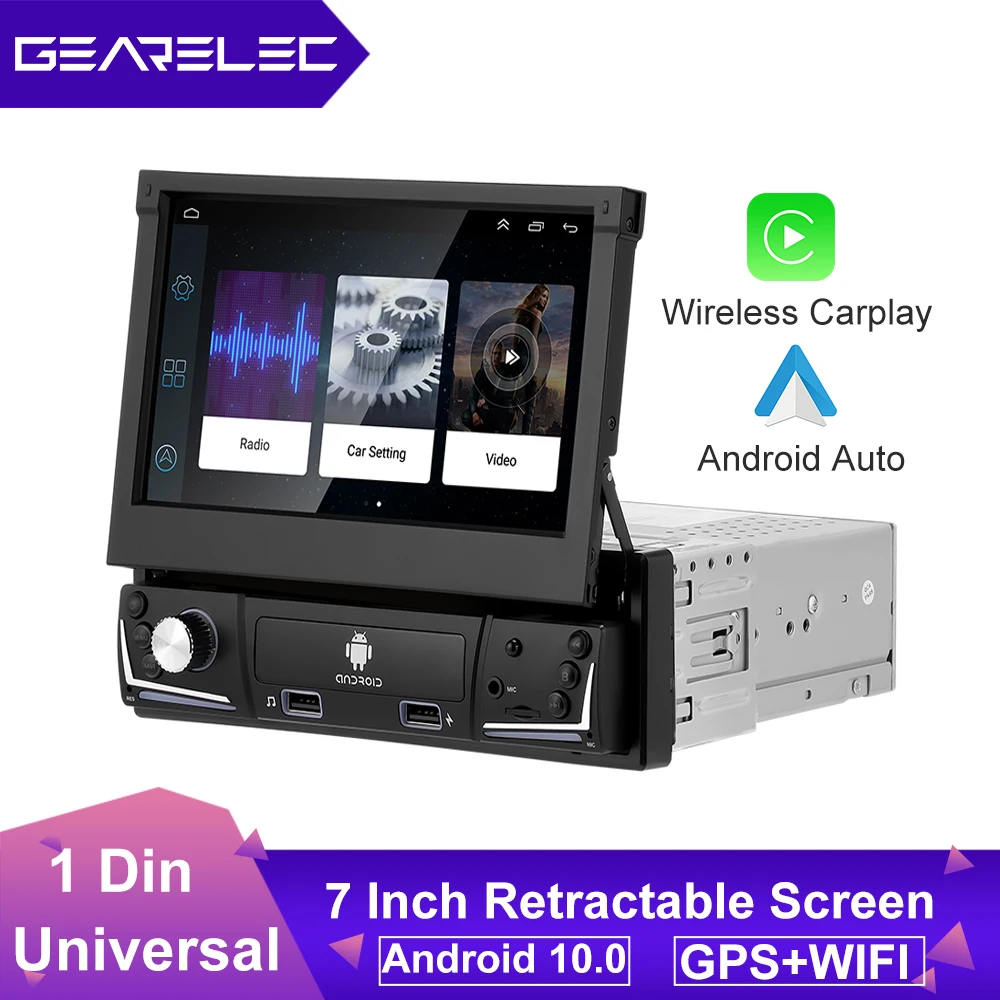 GEARELEC-1-Din-Car-Radio-Android-CarPlay-Multimedia-Player-7 ...
