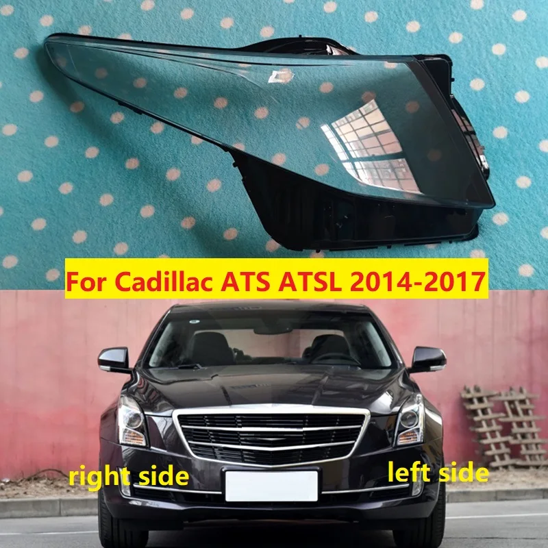 For-Cadillac-ATS-ATSL-2014-2015-2016-2017-Headlights-Cover-Transparent-Lampshade-Headlamp-Lamp ...