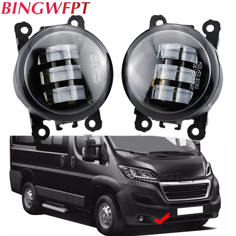2x Car Styling Led Fog Light Lamp For Peugeot Boxer 290/295 2015 2016 ...