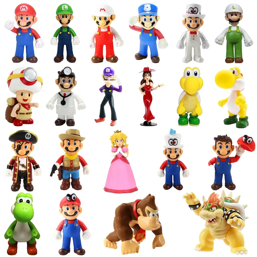 10-14cm-Super-Mario-Bros-Toys-Anime-Action-Figures-Mario-Odyssey ...