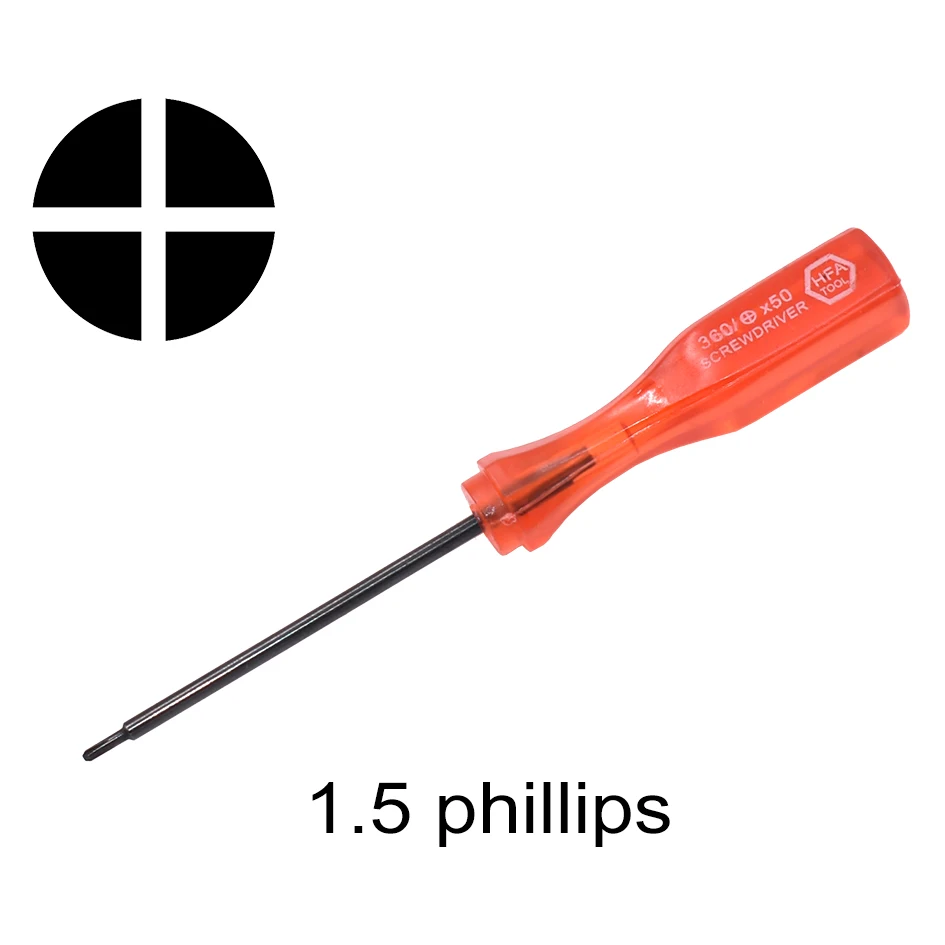 Red 360 Screwdriver Tri Wing 2.5 Y 2.0 Phillips PH00 1.2 Pentalobe P5 ...
