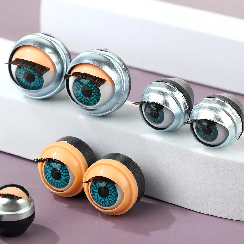 1-Pair-Silicone-Doll-Rolling-Eyeballs-with-Eyelashes-DIY-Doll-Eyes ...